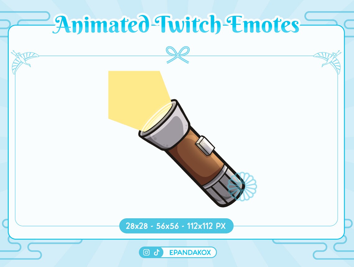 DBD Animated Emotes, Animated Flashlight Emote for Twitch, Emote ...