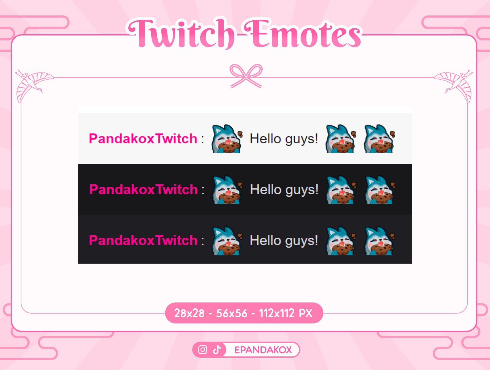 Wolf Eating Emote for Twitch, Wolf Emotes Twitch, Food Emotes, Stream ...