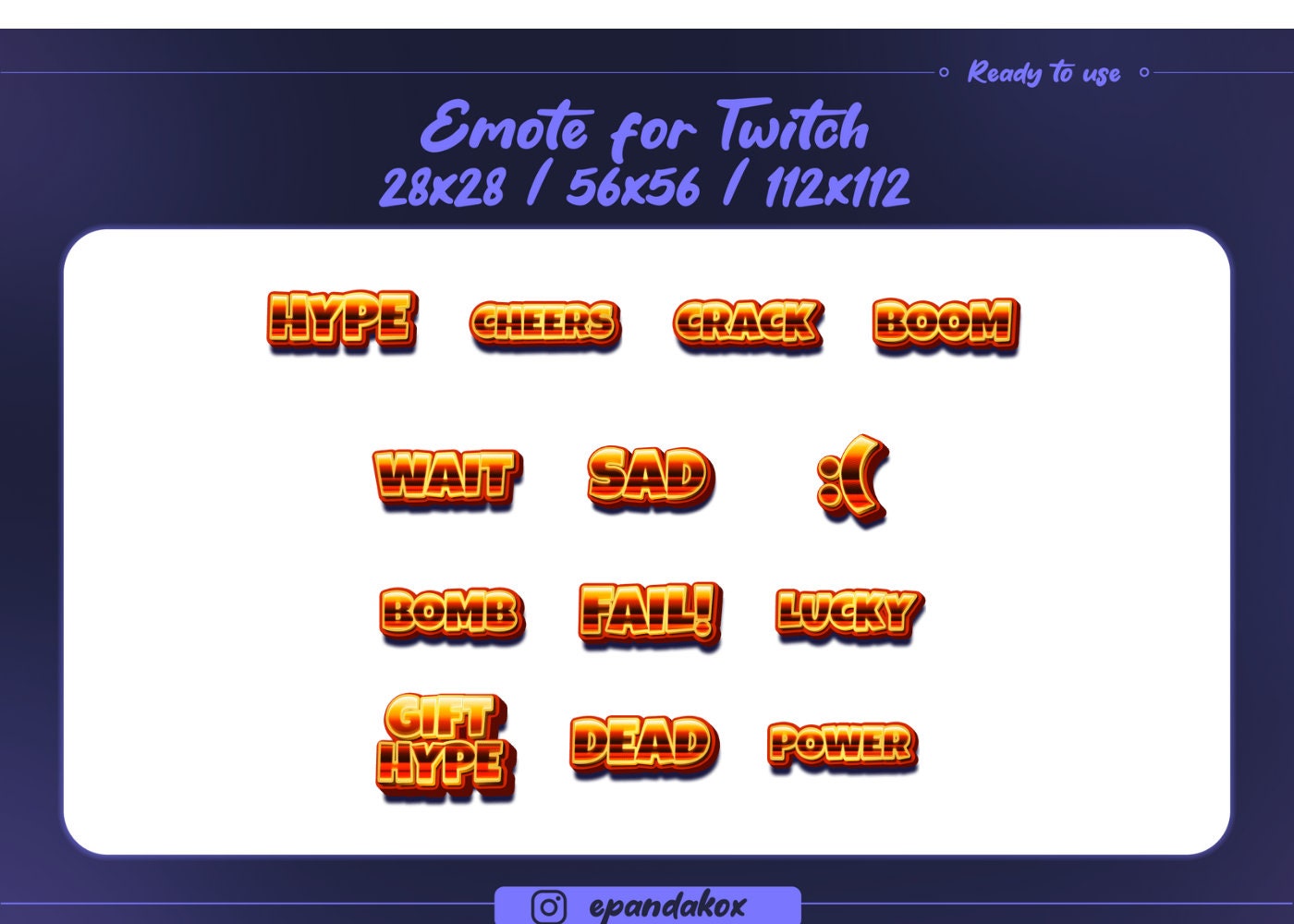 Text Emote Pack for Twitch Text Emote Bundle Twitch Quotes - Etsy