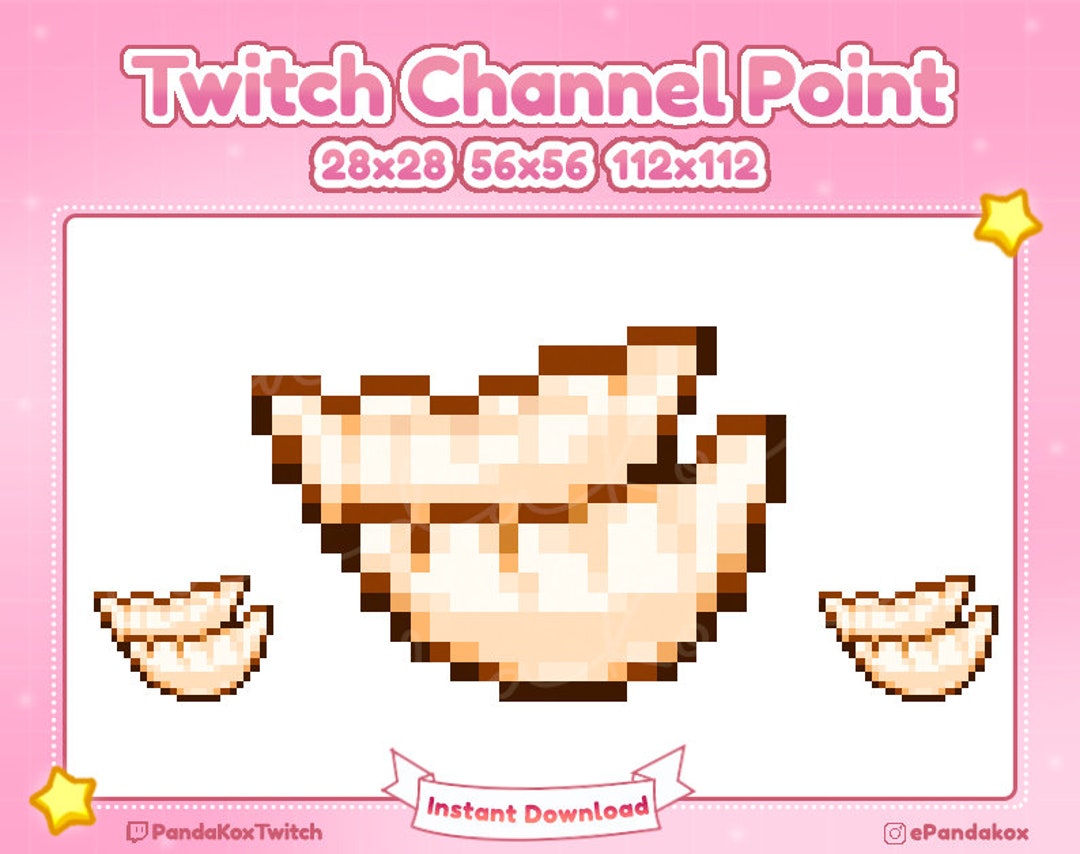 Pixel Dumplings Channel Points for Twitch Gyoza Emotes for - Etsy