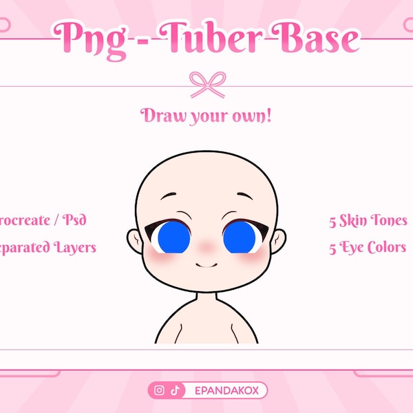 Pngtuber Base - Etsy