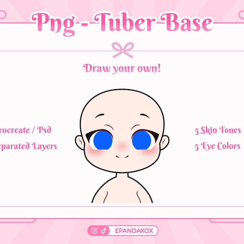 Pngtuber Base - Etsy