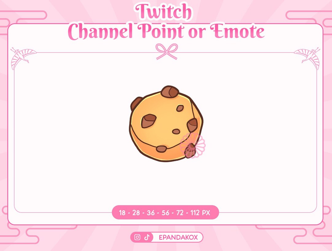 Cookie Channel Point Twitch, Cookie Badges, Cookie Channel Rewards ...