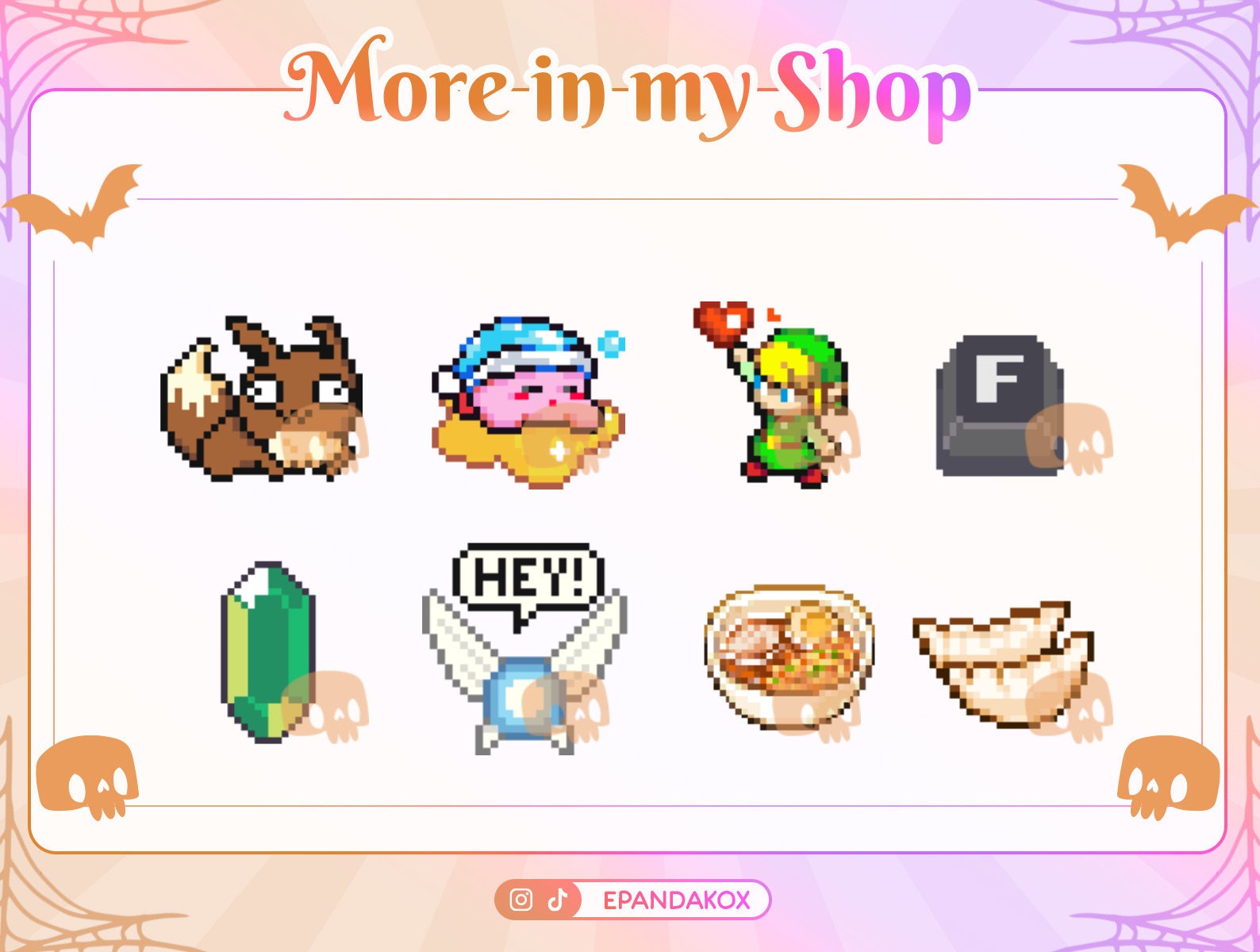 Pixel Grim Reaper Twitch Emote, Horror Skeleton, Reaper Channel Points ...