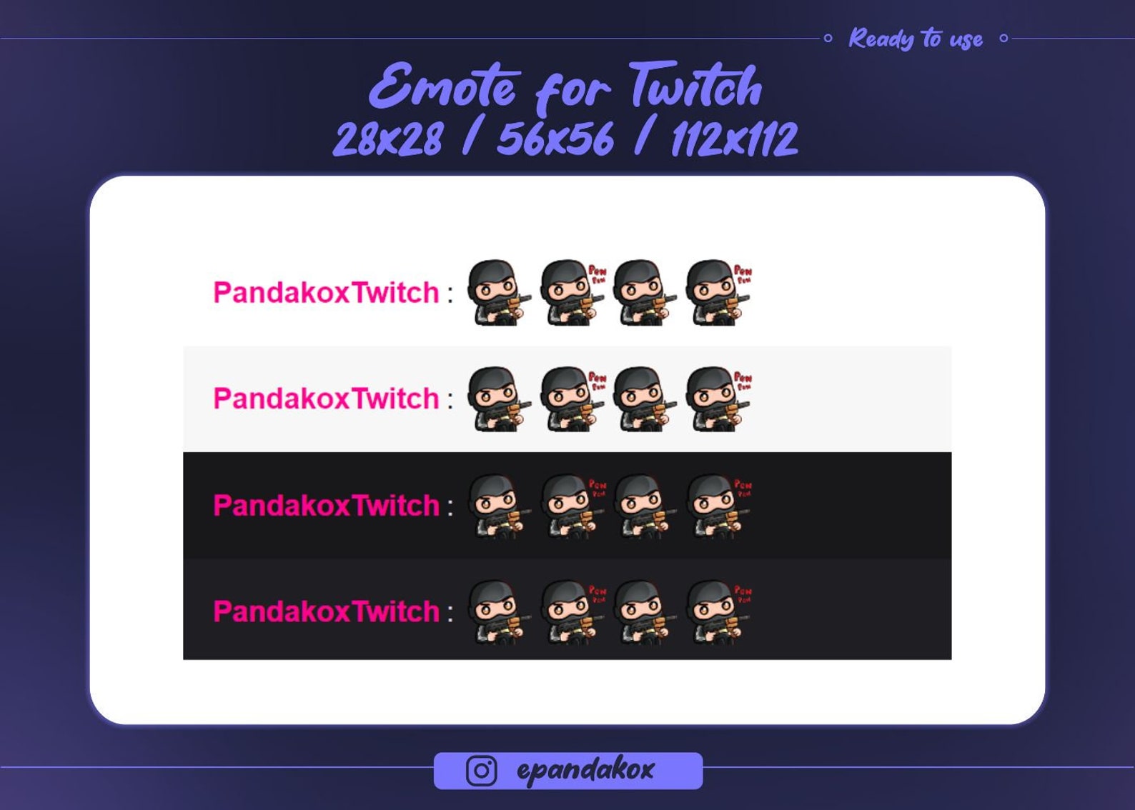 Escape From Tarkov Emotes for Twitch Tarkov Emote EFT - Etsy Finland