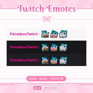Wolf Emote Pack for Twitch, Wolf Emote Bundle Twitch, Food Emotes ...
