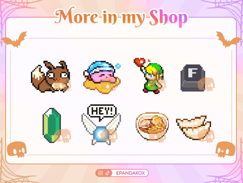 X4 Pixel Halloween Ghost Animated Twitch Alert, Cute Pet Alerts Stream ...