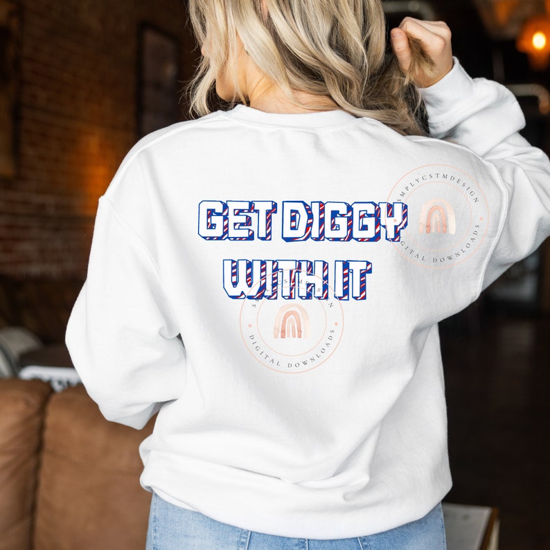 Get DIGGY With It Png Perfect for Buffalo Fans Football - Etsy