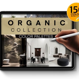 Rustic Color Palettes for Procreate 150 Colors for Interior Design ...