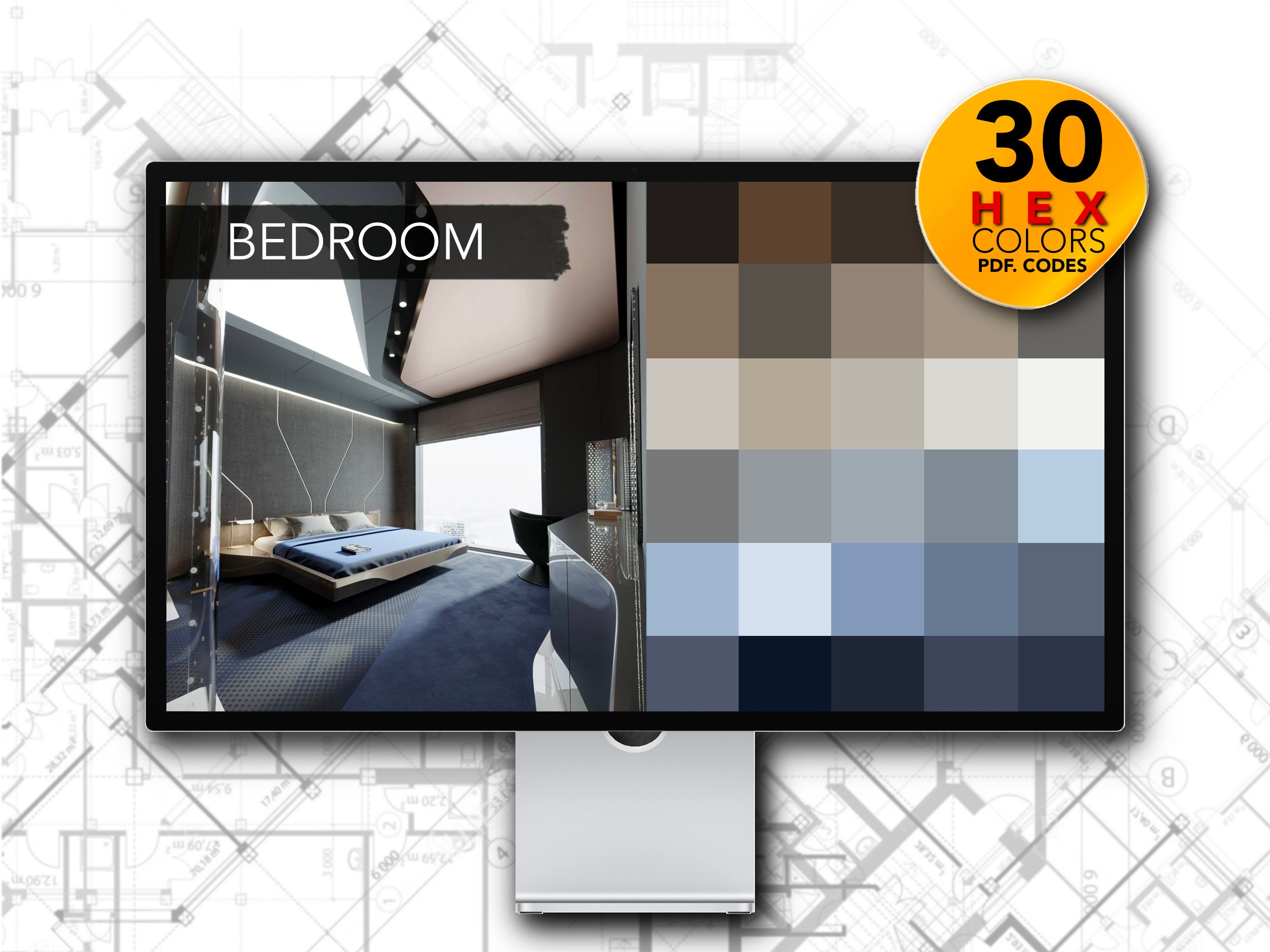 Color Palette HEX Codes 150 Colors - Futuristic Collection, HEX Codes ...