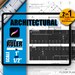 Procreate Architectural Rulers | 2-in-1 MINI Imperial/english Scale ...