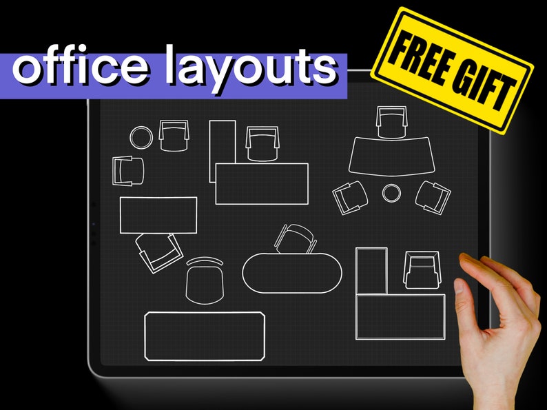 33 Architectural and Interior Design Stencils for Procreate | Office ...
