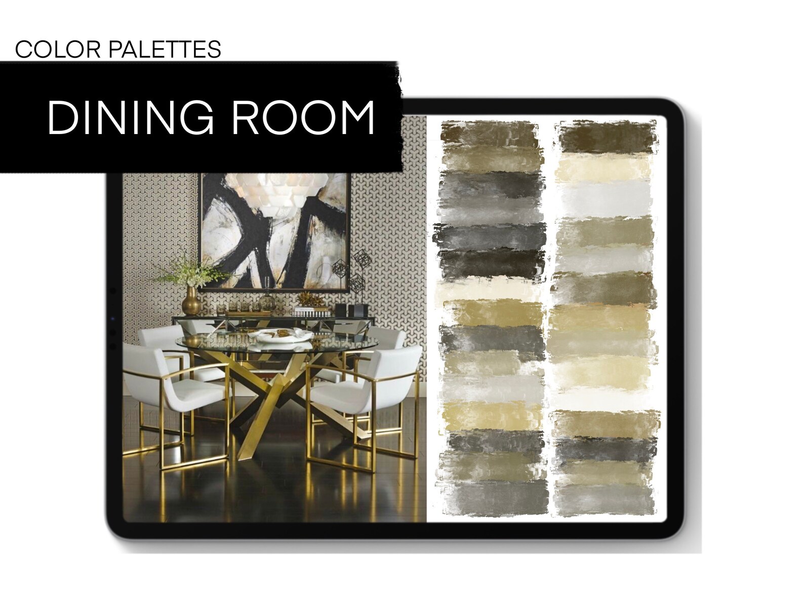 Hollywood Glam Color Palettes for Procreate | 150 Colors for Interior ...