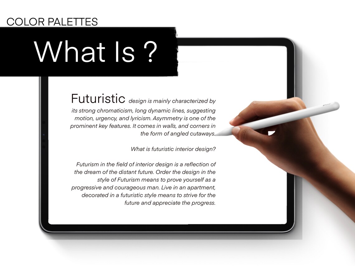 Futuristic Color Palettes for Procreate | 150 Colors for Interior ...