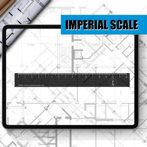 Procreate Architectural Rulers | Imperial/english Scale Ruler in 16 ...