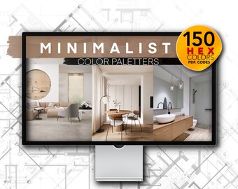 Color Palette HEX Codes 150 Colors - Neutral Collection, HEX Codes for ...