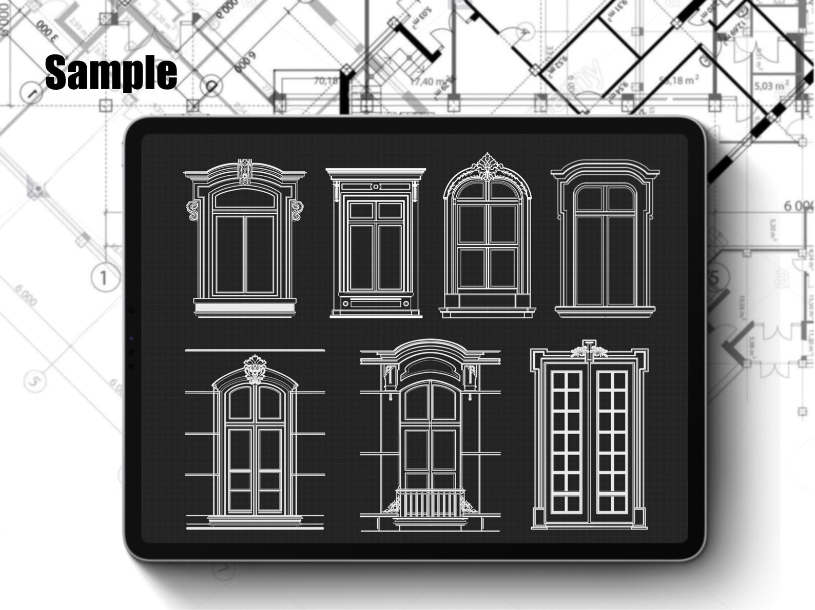 100 Architectural and Interior Design Stencils for Procreate - Etsy