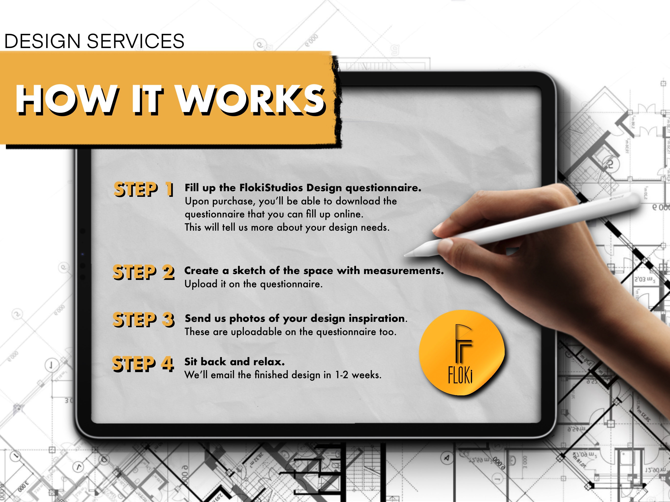 Custom-made Architectural Floor Plan With Labels & Dimension ...
