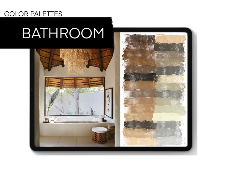 Oriental Color Palettes for Procreate | 150 Colors for Interior Design ...