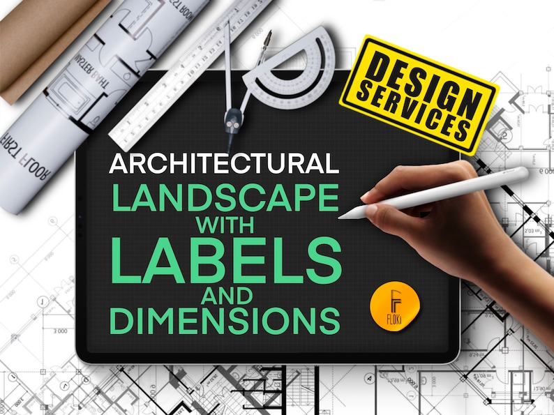 Custom-made Landscape Plan With Labels & Dimension | Professionally ...