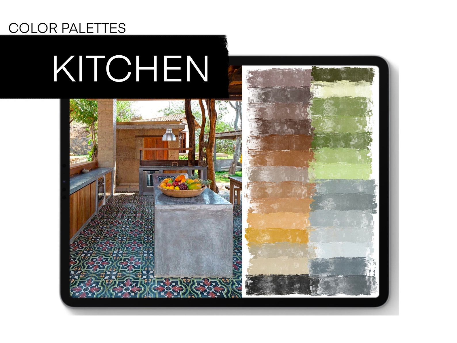 Oriental Color Palettes for Procreate | 150 Colors for Interior Design ...