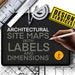 Custom-made Architectural Site Map With Labels & Dimension ...