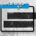 Procreate Architectural Rulers | SET OF 3 MINI Imperial/english Scale ...