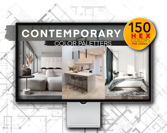 Color Palette HEX Codes 150 Colors Eclectic Collection, HEX Codes for ...