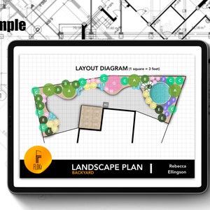 Custom-made Landscape Plan With Labels & Dimension | Professionally ...