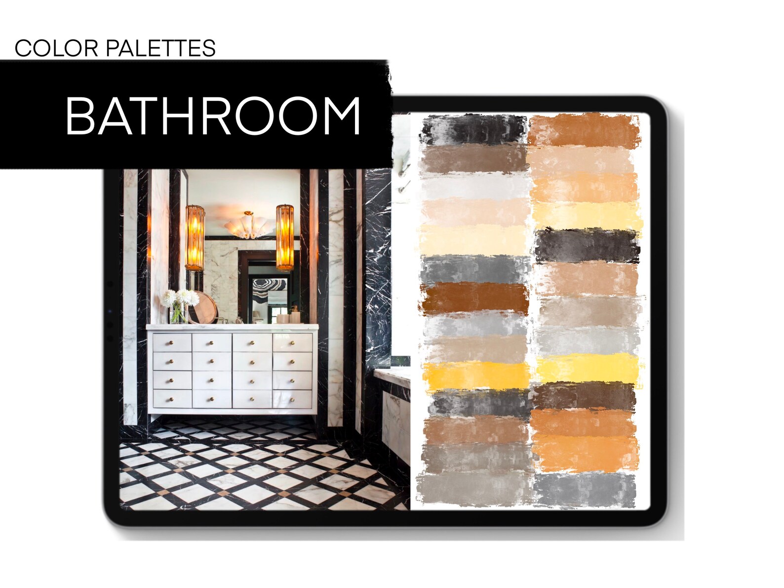 Regency Color Palettes for Procreate | 150 Colors for Interior Design ...