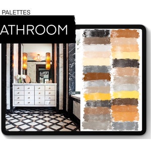 Regency Color Palettes for Procreate | 150 Colors for Interior Design ...