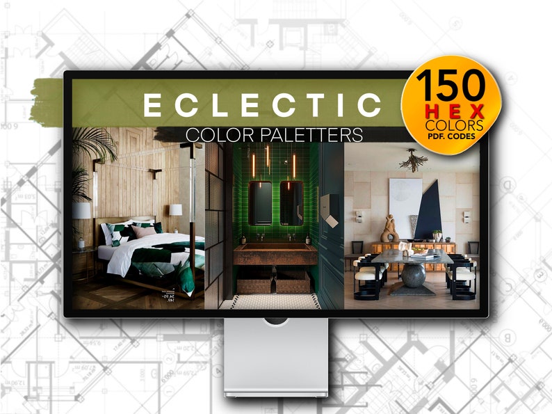 Color Palette HEX Codes 150 Colors - Eclectic Collection, HEX Codes for ...