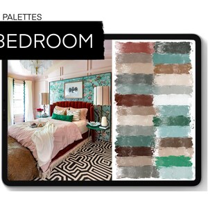 Regency Color Palettes for Procreate | 150 Colors for Interior Design ...
