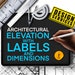 Custom-made Architectural Elevation With Labels & Dimension ...