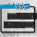 Procreate Architectural Rulers | SET OF 3 MINI Imperial/english Scale ...