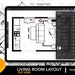 Architectural Living Room Layout for Procreate | Living Room Design 31 ...
