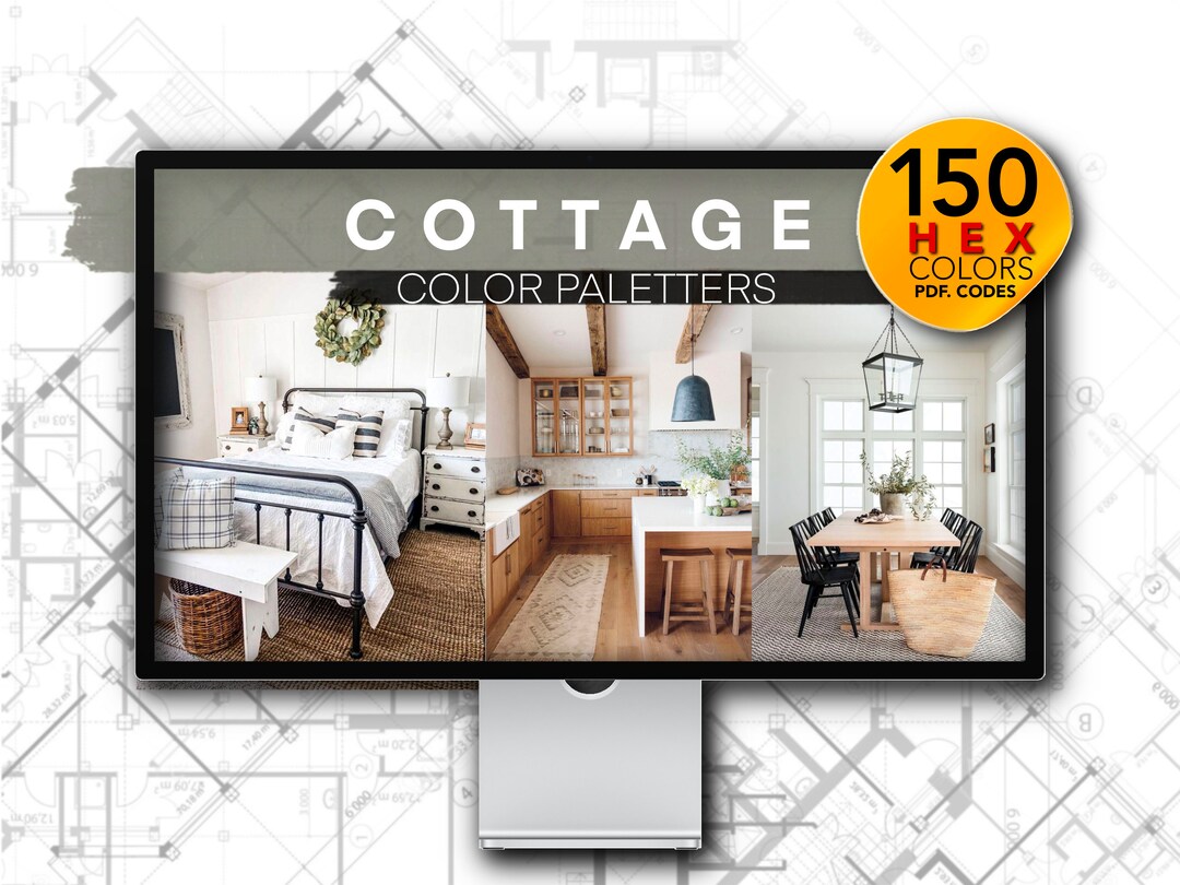 Color Palette HEX Codes 150 Colors - Cottage Collection, HEX Codes for ...