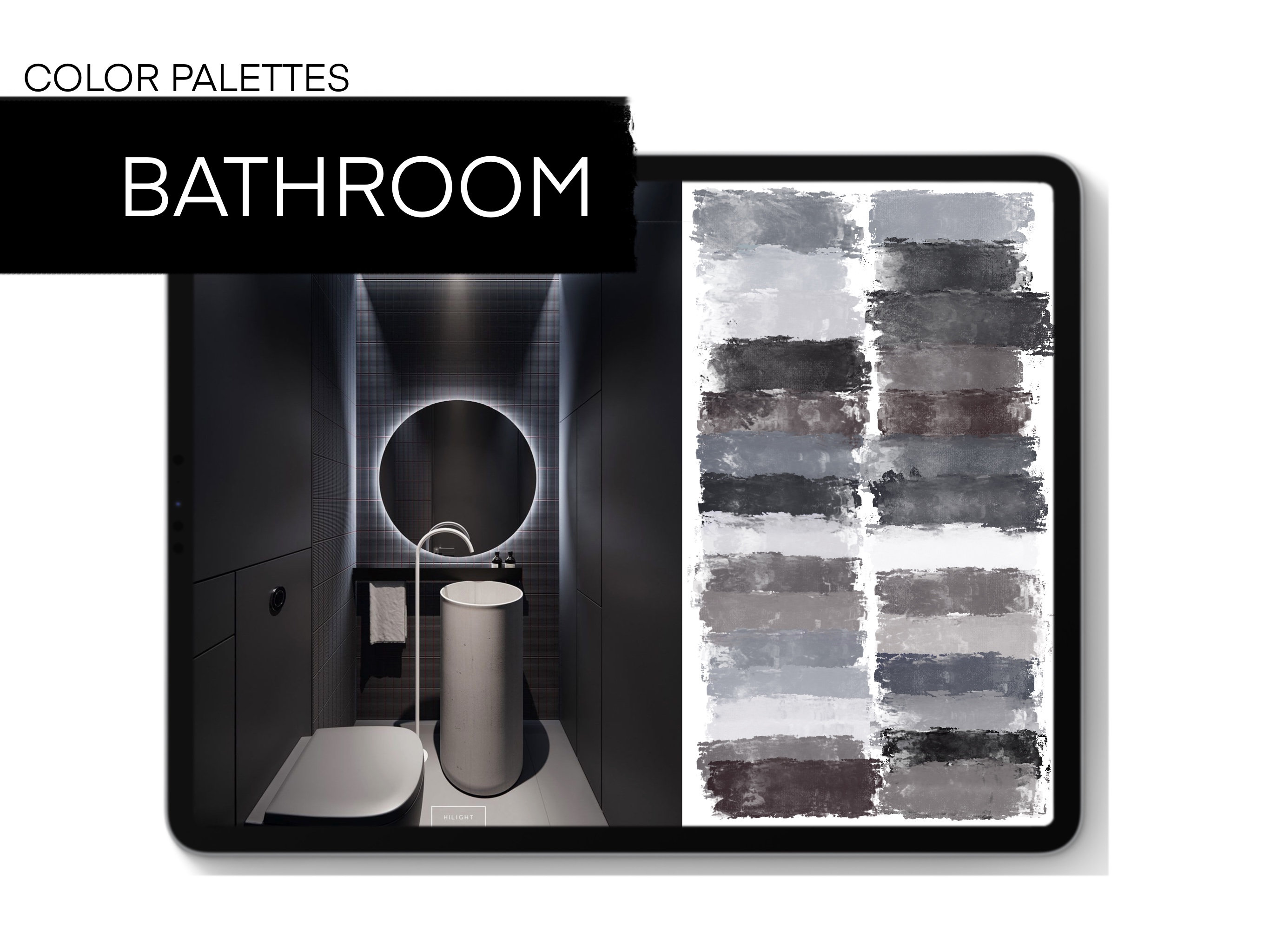 Futuristic Color Palettes for Procreate | 150 Colors for Interior ...