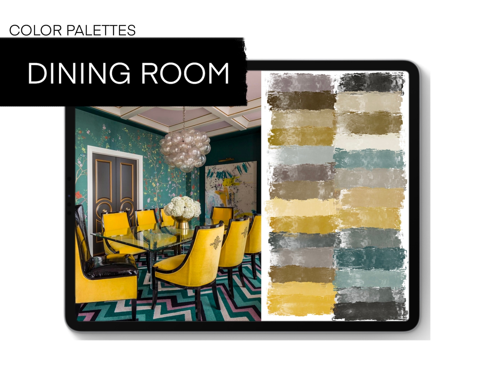 Regency Color Palettes for Procreate | 150 Colors for Interior Design ...