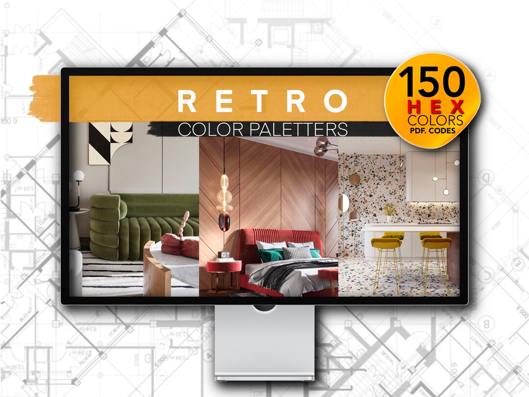 Color Palette HEX Codes 150 Colors - Retro Collection, HEX Codes for ...