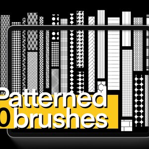 Designer's Starter Kit Brush Bundle for Procreate | 76 Basic Architectural Gridlines, Hatches ...