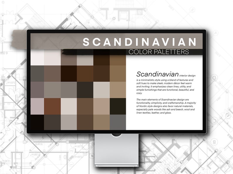 Color Palette HEX Codes 150 Colors - Scandinavian Collection, HEX Codes ...