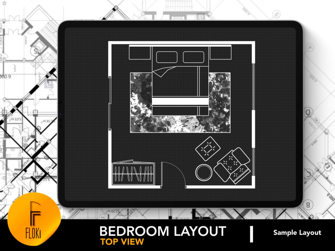 Architectural Bedroom Layout for Procreate Bedroom Design 19 Bedroom ...