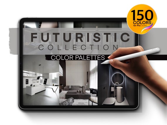 Futuristic Color Palettes for Procreate 150 Colors for | Etsy