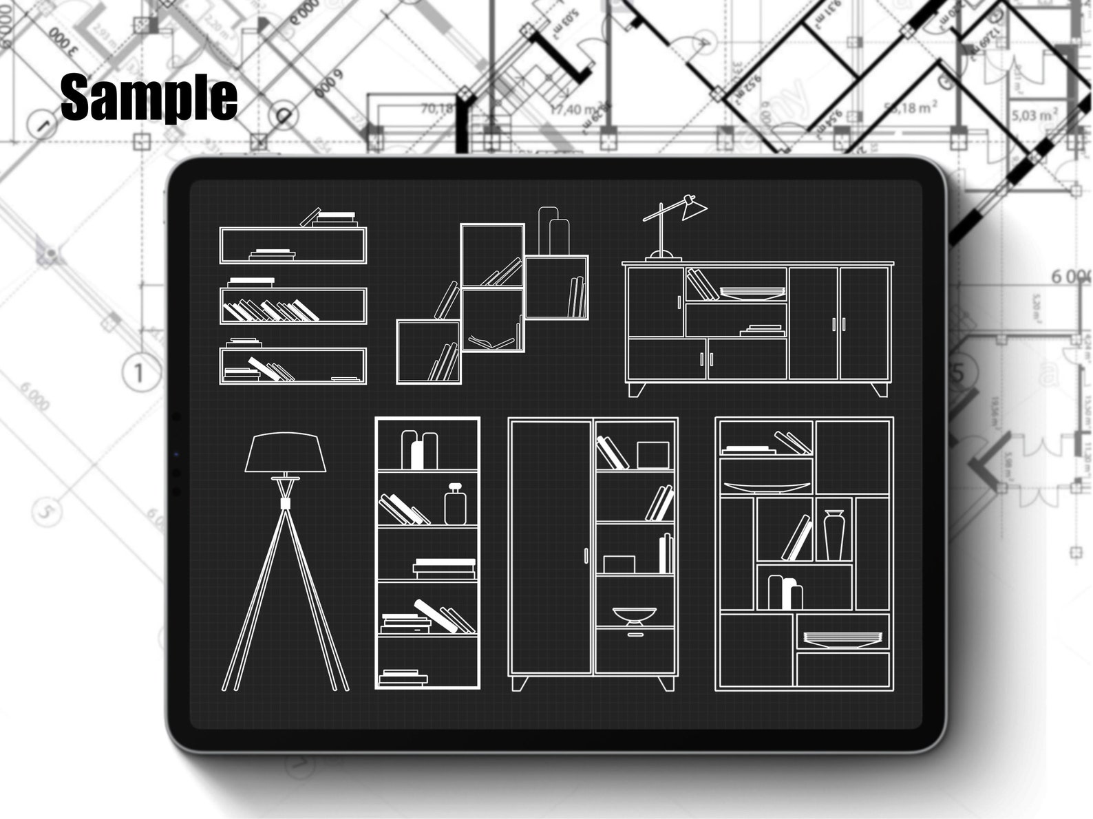 150 Architectural and Interior Design Stencils for Procreate - Etsy