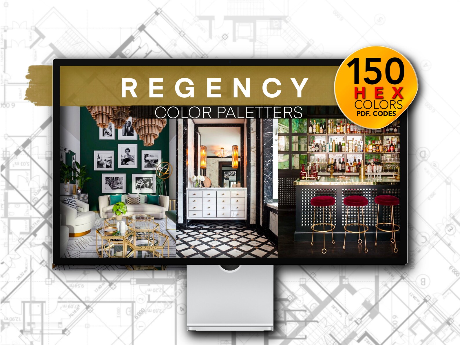 Color Palette HEX Codes 150 Colors - Regency Collection, HEX Codes for ...