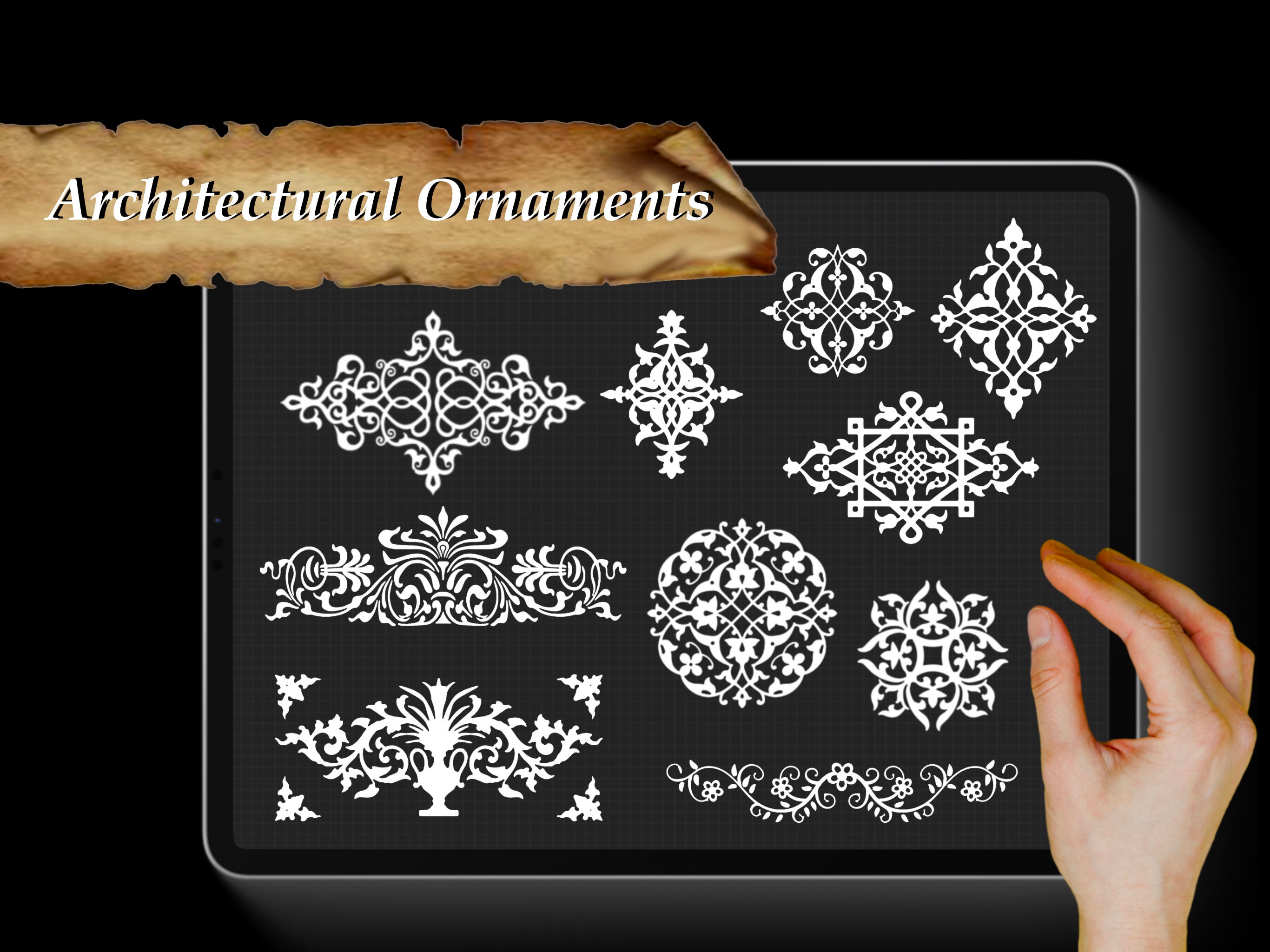 200 Architectural and Interior Design Stencils for Procreate ...