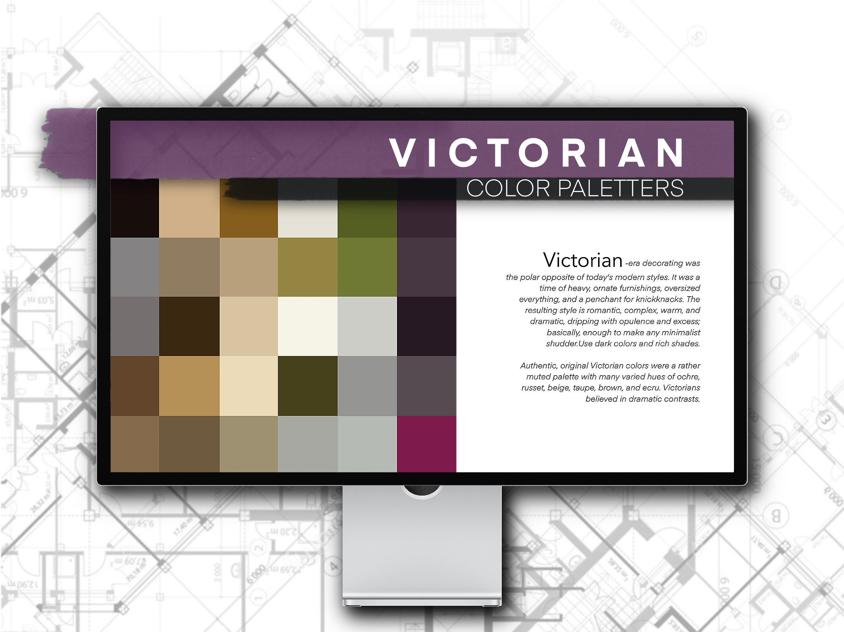 Color Palette HEX Codes 150 Colors - Victorian Collection, HEX Codes ...