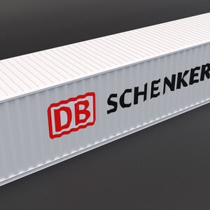 Db Schenker Container 3d Model DAE FBX OBJ Digital Download Container ...