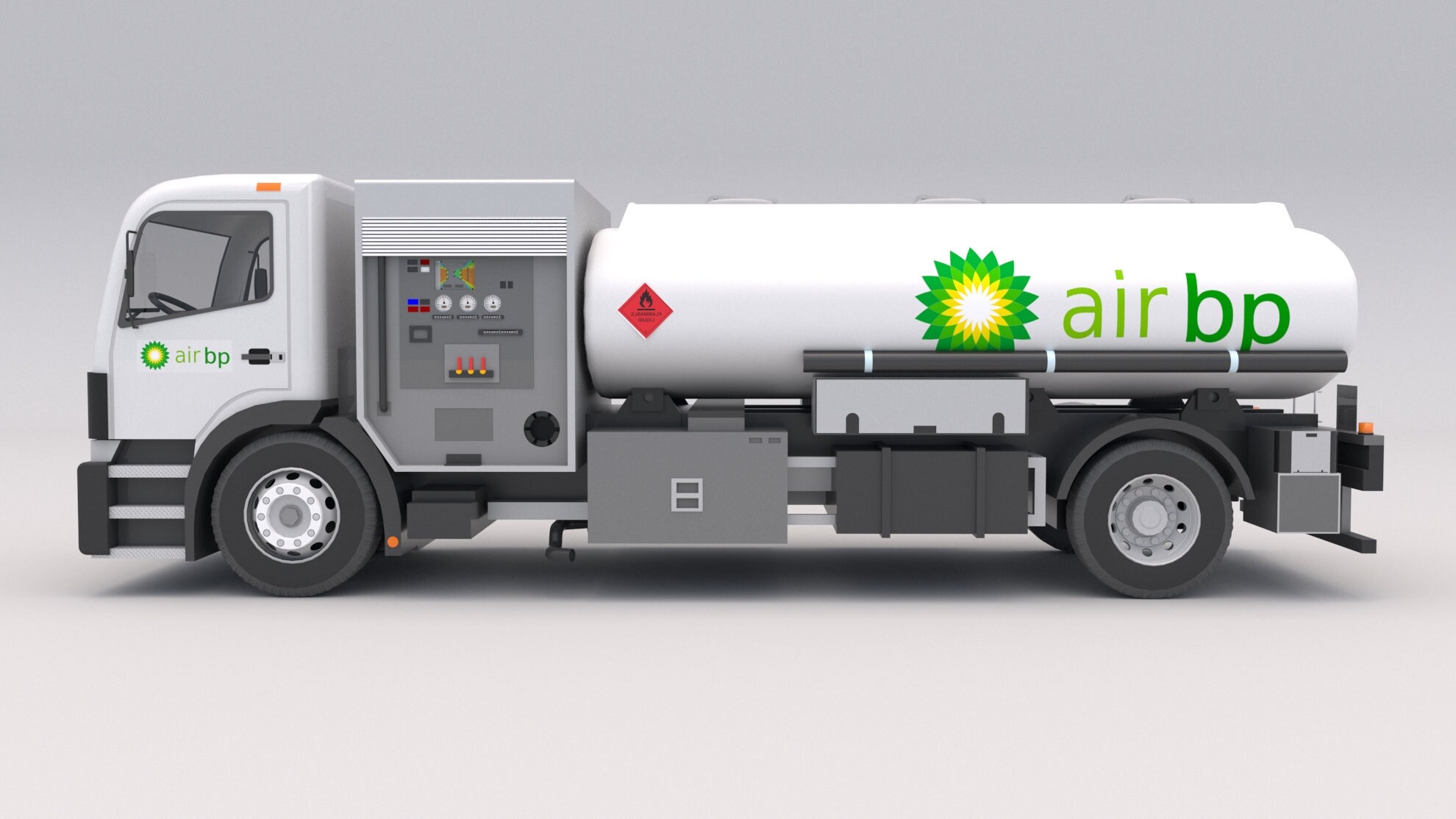 Fueler Aircraft Bp 3D Model DAE FBX OBJ Digital Download Oil, Gas ...